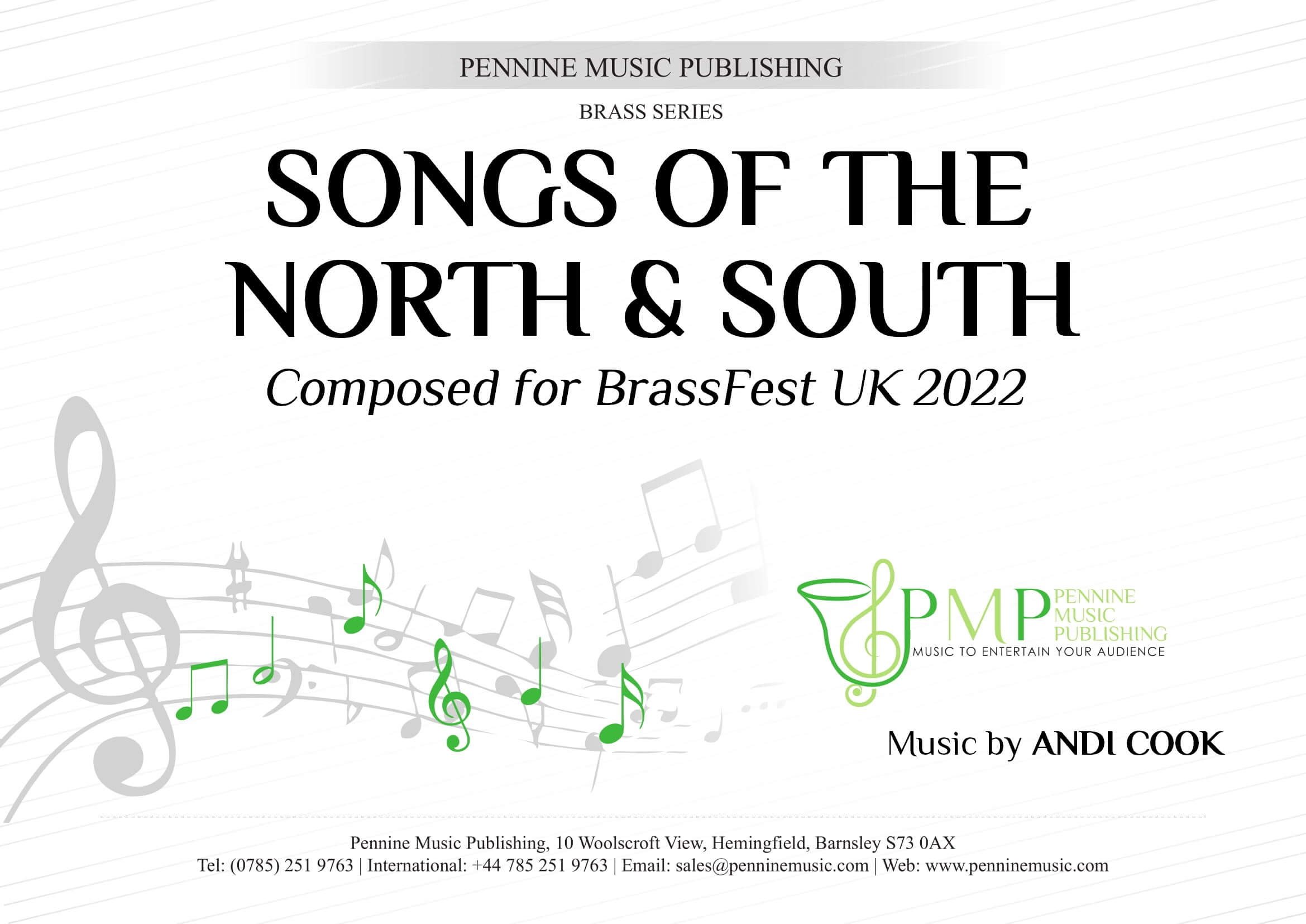 Songs Of The North South For BrassFesk 2022 Pennine Music Publishing Songs Of The North South For BrassFesk 2022 Pennine Music Publishing